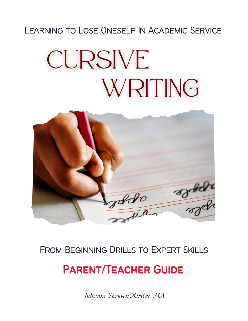 Cursive Writing - Teacher Guide - Kimber Curriculum
